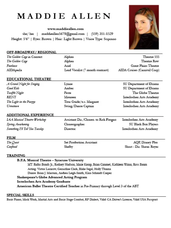 Resume | Maddie Allen